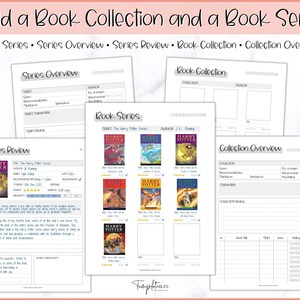 Reading Log, Book Tracker, Printable Reading Challenge, Book Review ...