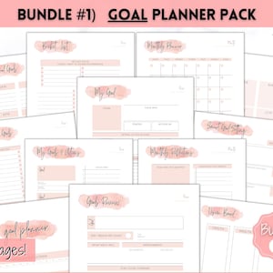 Ultimate PLANNER BUNDLE Printable Goal Planner, Finances & Budget ...