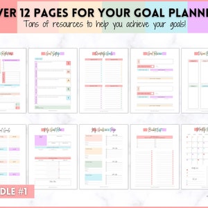 Ultimate PLANNER BUNDLE! Printable Goal Planner, Finances & Budget ...