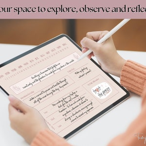 Digital Daily Journal, Goodnotes Notebook, Hyperlinked Digital Planner ...