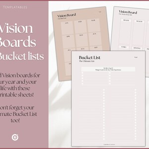 Goal Planner Printable BUNDLE, 2024 Goals Tracker, SMART Goal Setting ...