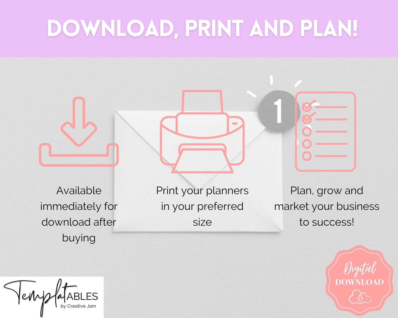50 Business Planner Printables Small Business Planner BUNDLE | Etsy