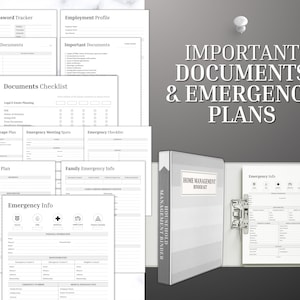 The ULTIMATE Home Management Binder Bundle! 170pg Household Planner ...