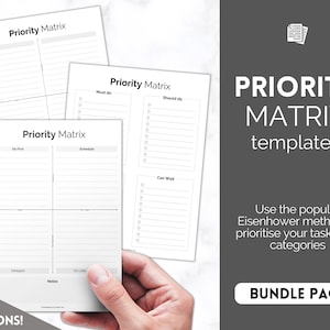 ADHD Brain Dump BUNDLE, to Do List Printable, Daily Planner Template ...