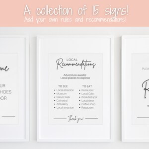 15 VRBO Posters Editable Vacation Rental Template Bundle - Etsy UK