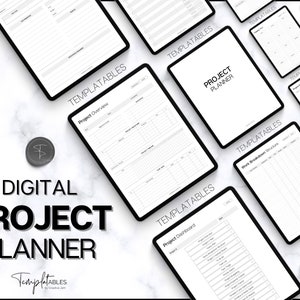 Digital Project Planner! Project Tracker, Project Management, Digital ...