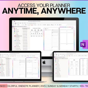 Onenote Planner, 2025 Digital Planner, Onenote Template, Daily, Weekly ...