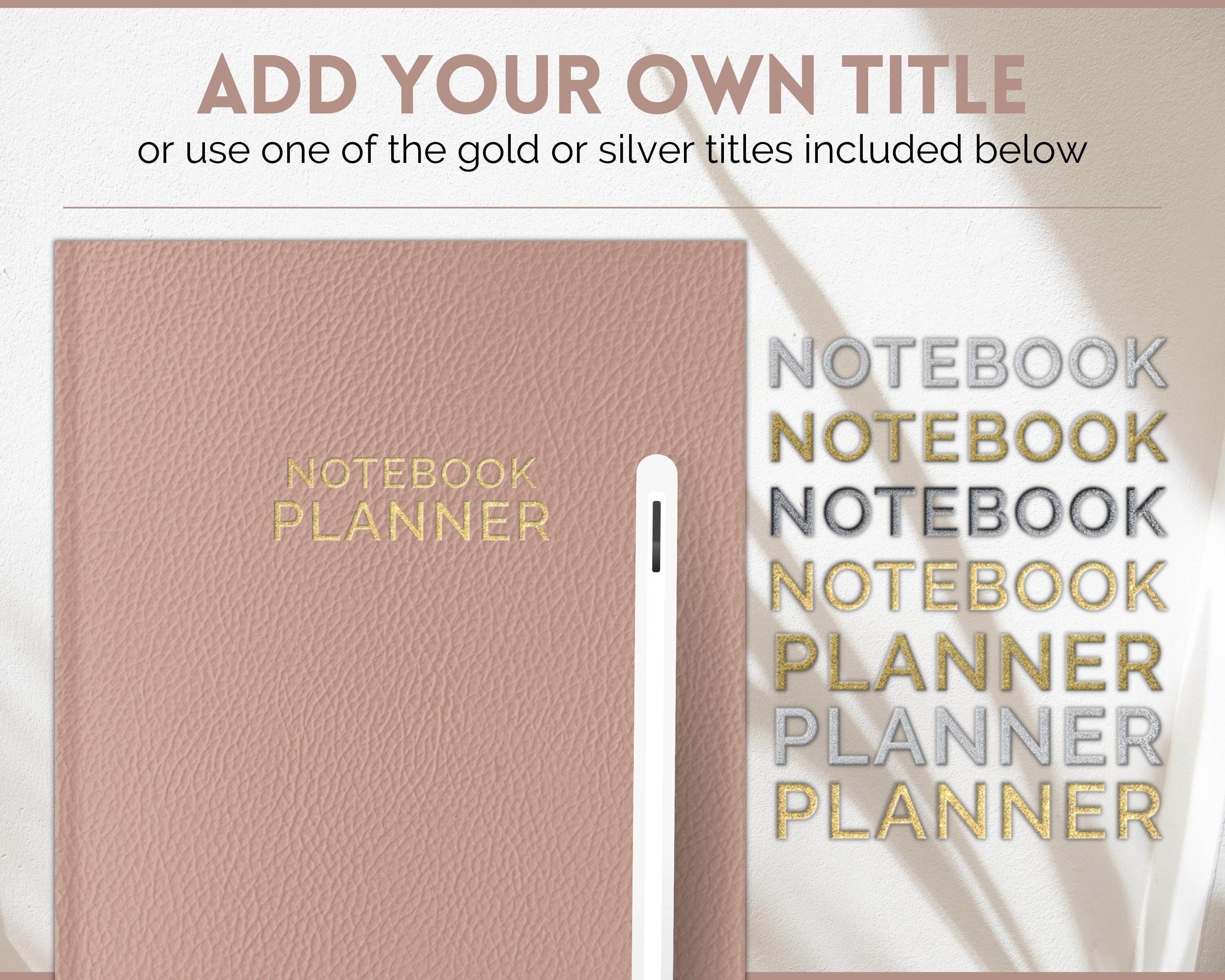 35 Digital Notebook Covers, Digital Planner Cover, Goodnotes Covers ...