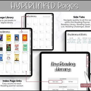 Digital Reading Journal, Digital Book Journal, Digital Reading Planner ...