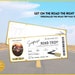 Road Trip Ticket Template, EDITABLE Family Road Trip Ticket, Ticket to ...