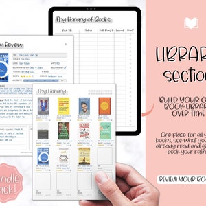 Reading Log Book Tracker Printable Reading Challenge Book - Etsy UK