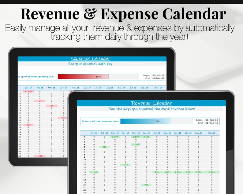 Small BUSINESS Tracker. Editable Spreadsheet for Your Business ...
