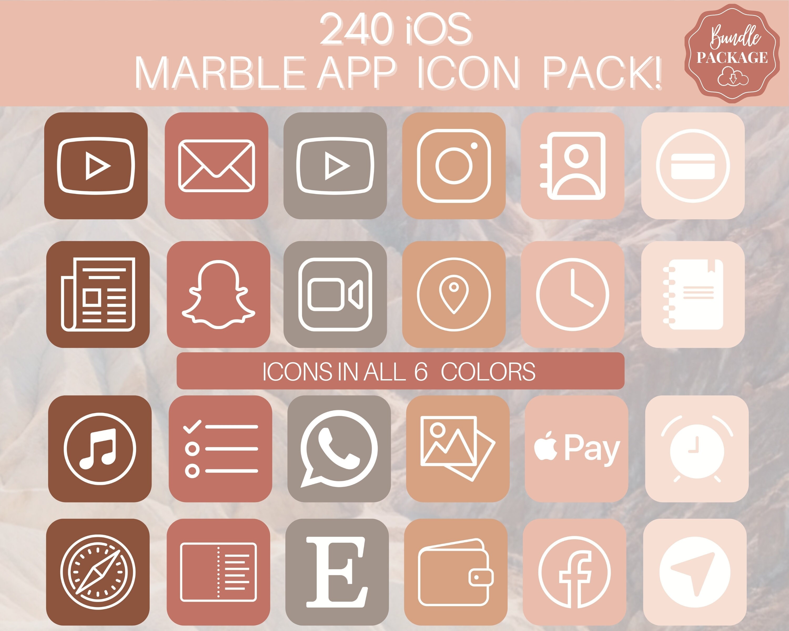 Fall Theme Ios 14 App Icons 815 Autumn Iphone App Icons Fall | Etsy