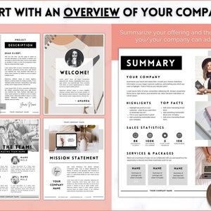 Project Proposal Template Editable Business Proposal - Etsy