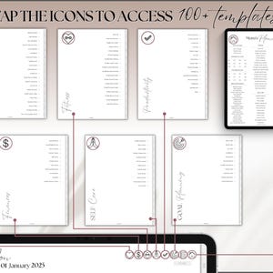 Mom Planner, 2025 Digital Planner, Mom Life Planner, Busy Mom ...