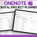 Onenote Project Planner Project Tracker, Project Management, Digital ...