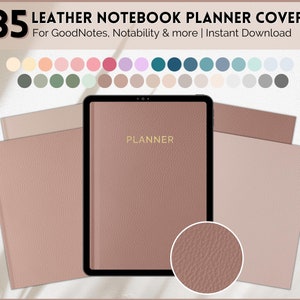35 Digital Notebook Covers, Digital Planner Cover, Goodnotes Covers ...