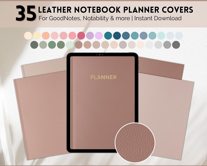 35 Digital Notebook Covers, Digital Planner Cover, Goodnotes Covers ...