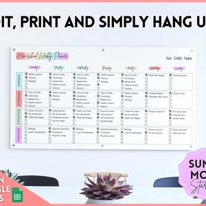 EDITABLE Lesson Plan Template, Weekly Lesson Planner Spreadsheet ...