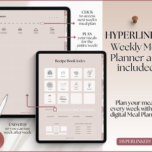 Digital Recipe Book for Goodnotes, Recipe Template, Digital Meal ...