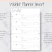 Wishlist Printable Tracker Template Insert. Christmas, Birthday ...
