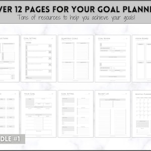 Ultimate PLANNER BUNDLE! Printable Goal Planner, Finances & Budget ...