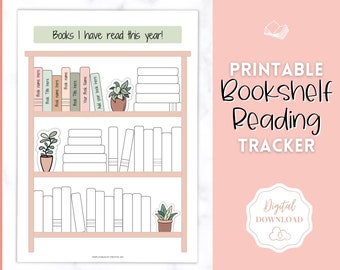 Book Challenge Poster - Etsy
