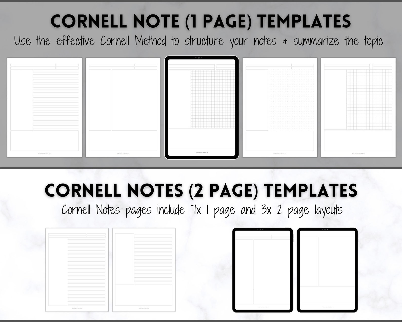 Note Taking Templates Printable Paper Note Taking Journal - Etsy Canada