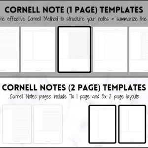 Grid, Line, Dot Paper Printables, Note-taking Templates, Graph Paper ...