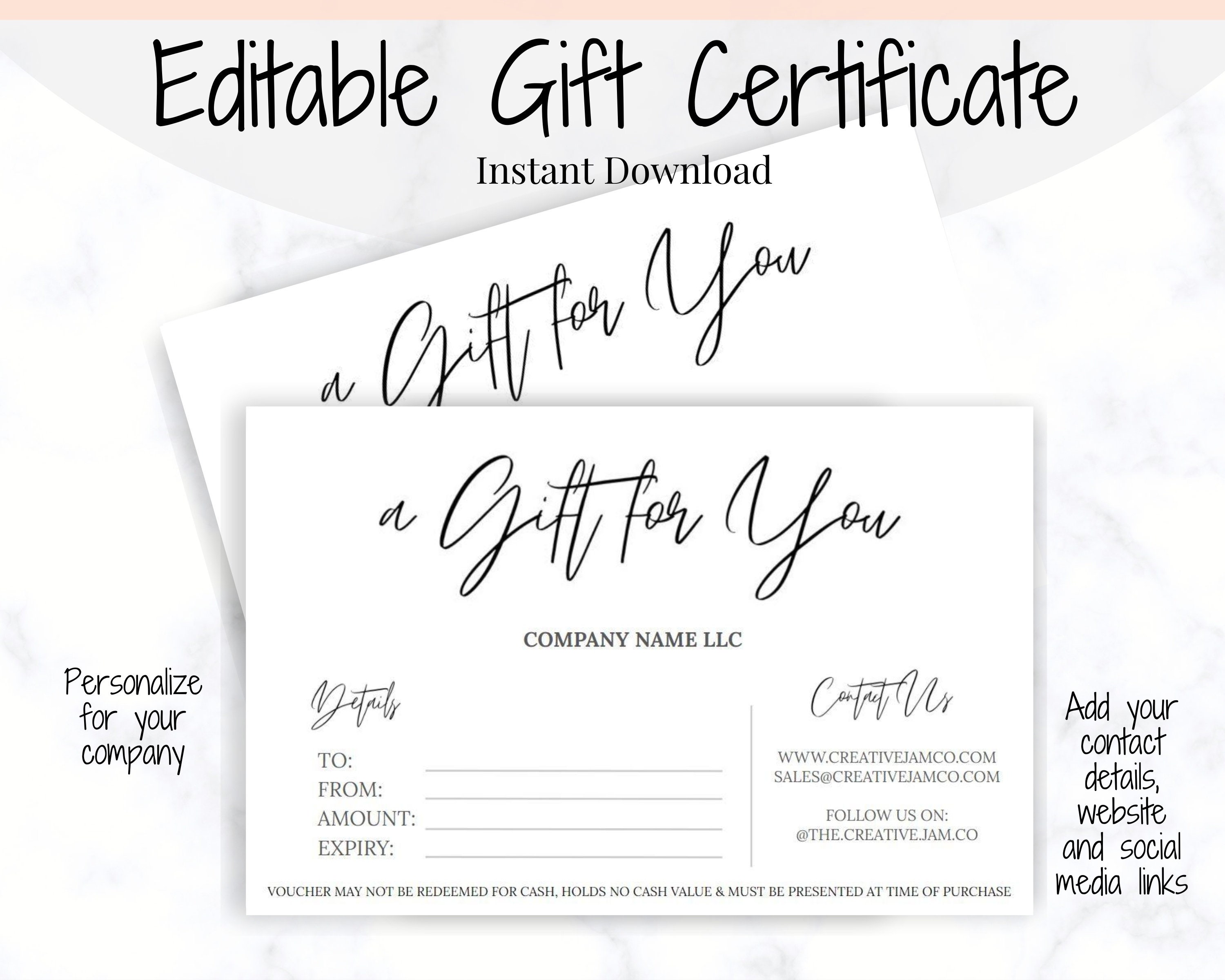 Gift Certificate Template Editable Gift Voucher Gift Card Etsy UK gift-certificate-template-editable-gift-voucher-gift-card-etsy-uk