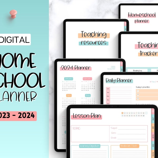 Homeschool Planner - Etsy