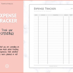 Expense Tracker BUNDLE, Income Tracker, Savings Tracker, Budget Planner ...