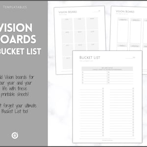 Goal Planner Printable BUNDLE, 2024 Goals Tracker, SMART Goal Setting ...
