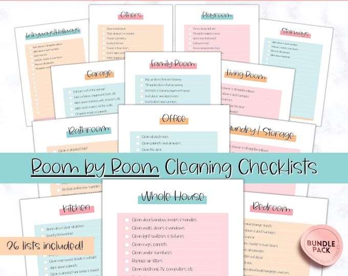 Cleaning Checklist With Pictures, Adhd Cleaning Checklist, Autism ...