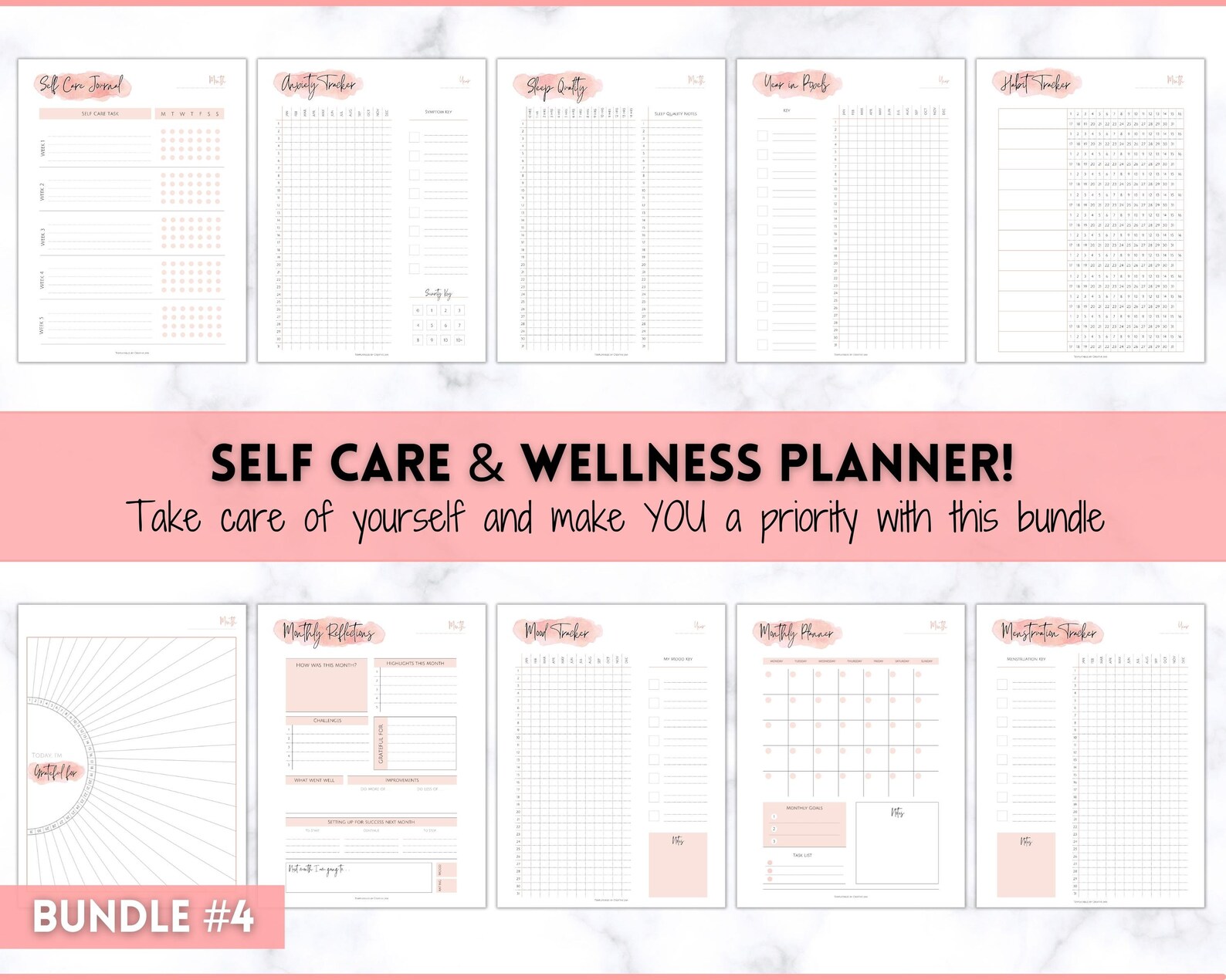 Ultimate PLANNER BUNDLE! Printable Goal Planner, Finances & Budget ...