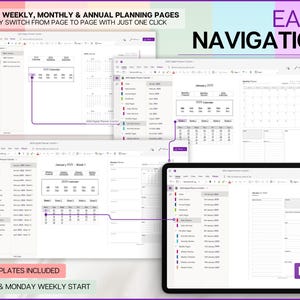 Onenote Template, COLORFUL 2025 Digital Planner, Onenote Planner, Daily ...