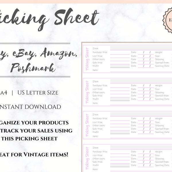 Poshmark Template - Etsy