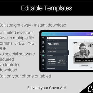 10 Editable Podcast Cover Art Templates. Podcast Canva BUNDLE. Pod Cast ...