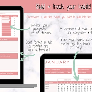 Automated Habit Tracker, Goal Planner, Mood Tracker, Habit Planner ...