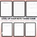Digital Meeting Minutes Template, Editable Meeting Notes, Digital ...