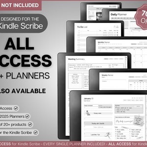 Kindle Scribe | Digital Notebook Template | 40+ Page Templates ...