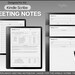 Templates for Kindle Scribe | Meeting Minutes, Meeting Agenda, Meeting ...