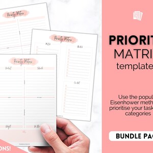 Brain Dump Printable BUNDLE, to Do List, ADHD Planner, Daily Template ...