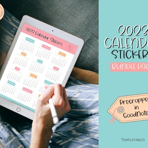 Mini Calendar Digital Planner Stickers, 2023 Digital Calendar Stickers ...