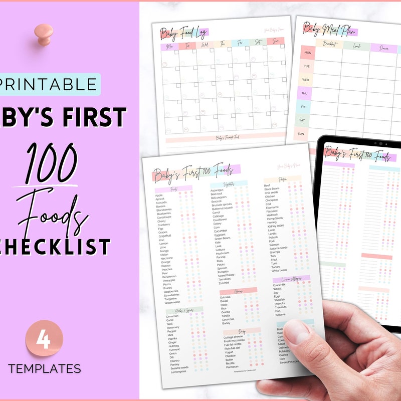 Baby Weaning Sheet - Etsy