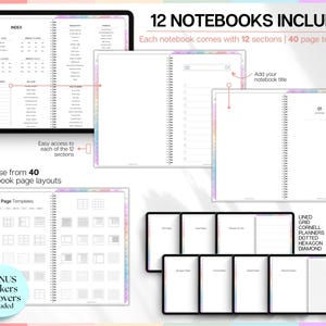 COLORFUL Digital Planner, 2025 Goodnotes Planner, Daily Weekly, Monthly ...
