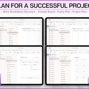 Onenote Project Planner! Project Tracker, Project Management, Digital ...