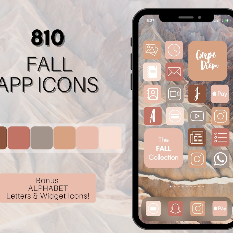 Fall App Icons - Etsy