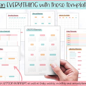 50pg TEACHER Planner Printable BUNDLE Homeschool Teacher - Etsy