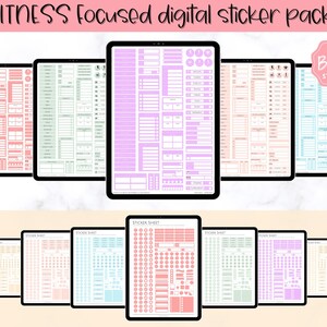 Digital FITNESS Planner, Goodnotes Fitness Planner, Fitness Journal ...